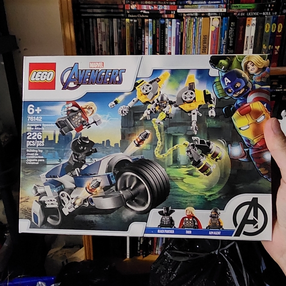 Lego | Toys | Lego Marvel Avengers Speeder Bike Attack 7642 New In Box ...